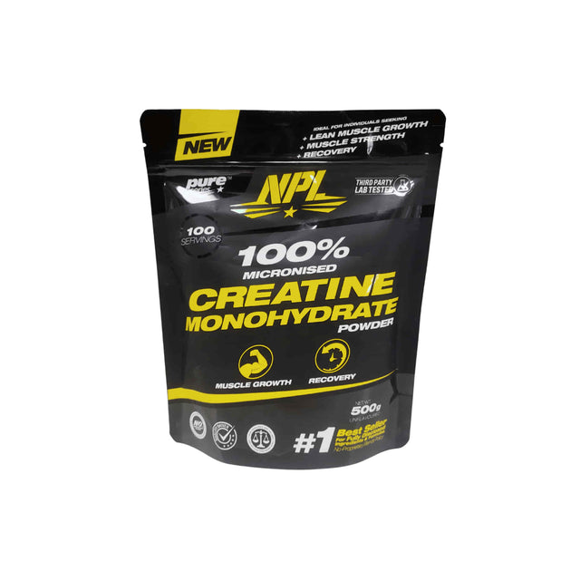 NPL Creatine 500g - Boost Muscle Strength & Power