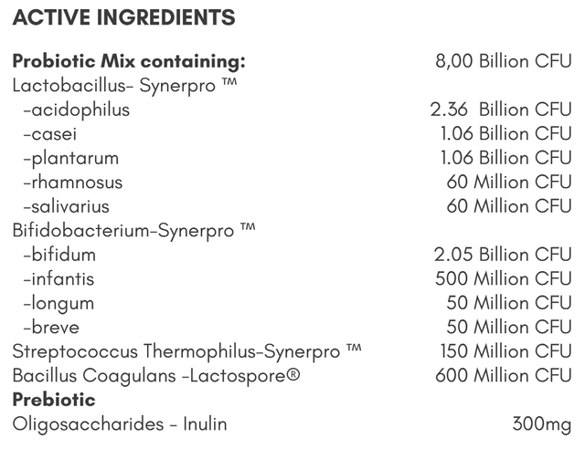 Nutrigreen Ultra 4 Probiotic – 8 Billion CFU Power